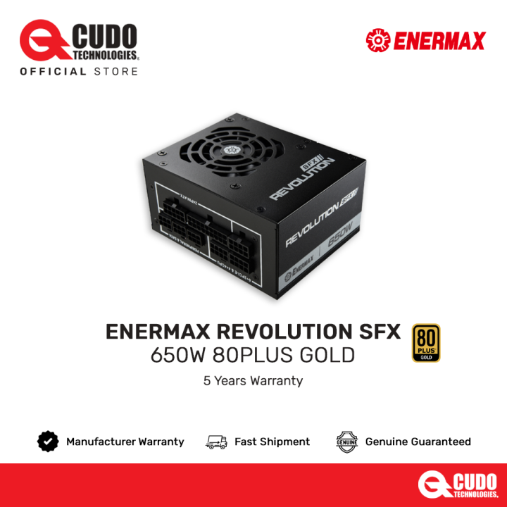 ENERMAX Revolution SFX 650 Watt 80® Gold Certified Fully Modular PSU ...