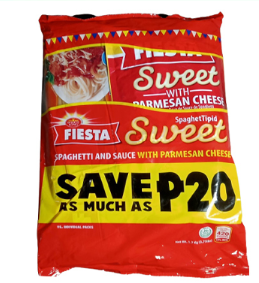 VALUE PACK SPAGHETTI SET PASTA AND SOUCE GROCERY GRADE 1.6KG FIESTA ...