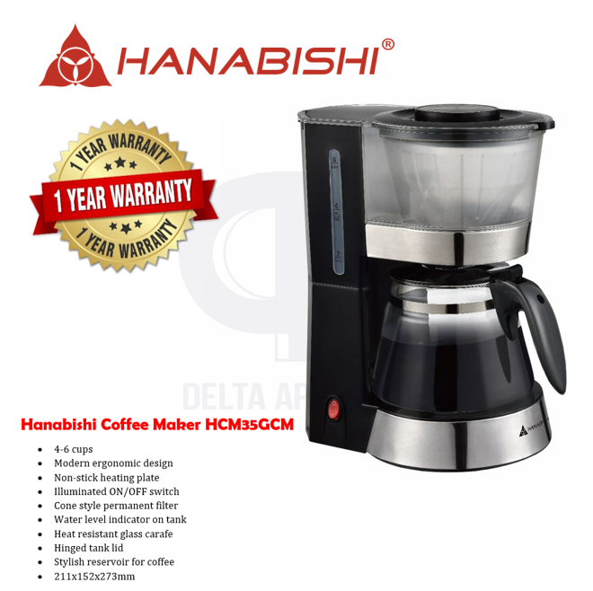 Hanabishi Coffee Maker HCM 35GCM | Lazada PH