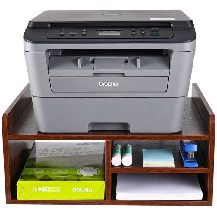 Rak Printer Tempat Penyimpanan Serbaguna Bahan Kayu Asli Rak Meja ...