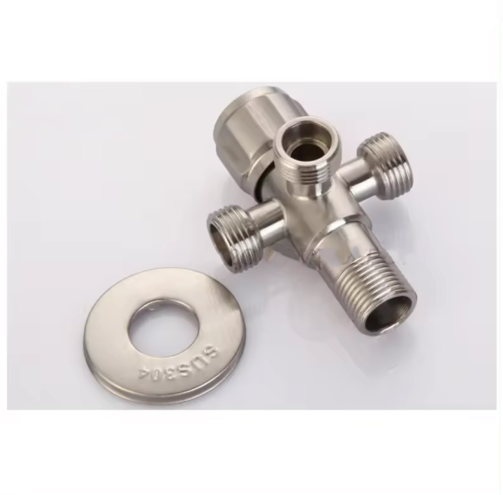 sus 304 stainless high quality 3 way angle valve | Lazada PH