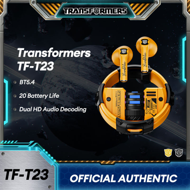 Transformers TF-T23 Wireless Bluetooth Headset Bluetooth5.4 Ultra Low Latency Rotary Warehouse ...