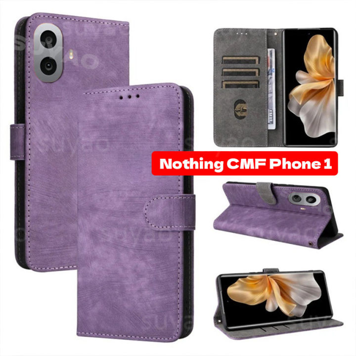 สำหรับ Nothing CMF โทรศัพท์1 Phone1เคสโทรศัพท์2024เดียวมีซิปกระเป๋า ...