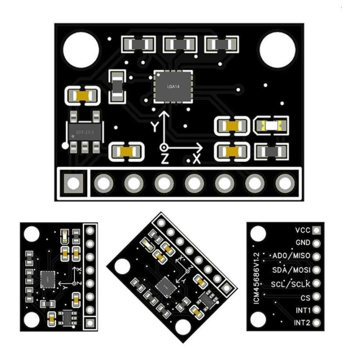 ICM45686 Low Noise 6 DOF Inertial Measurement Unit Module 6 Axes ...