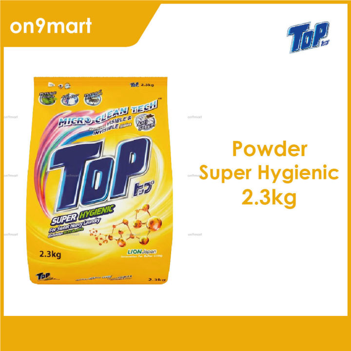 TOP Powder Laundry Detergent - Super Hygienic 2.3kg | Lazada