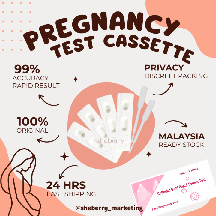 HCG Pregnancy Test Cassette🧡99%Accuracy Rapid Early Home UPT Urine ...