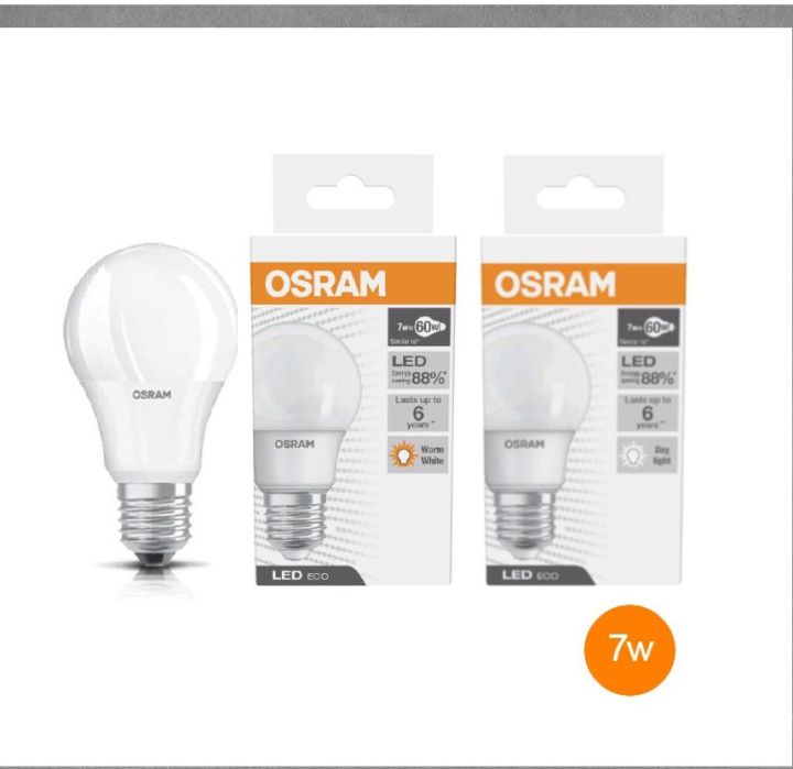 หลอด Osram LED 7W/865 แสงขาว | Lazada.co.th