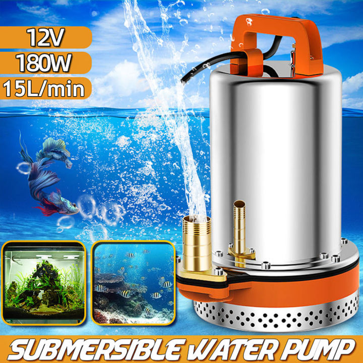 O-KAY 12V 180W Submersible Pump Deep Well Electric Vehicle Household ...