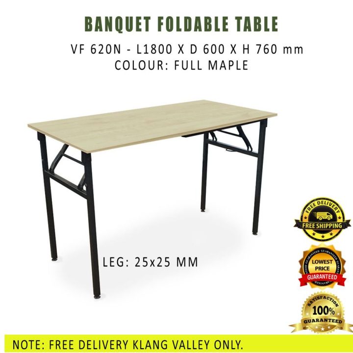 6X2 FT - BANQUET FOLDABLE TABLE | EVENT TABLE | MEJA DEWAN | TUITION ...