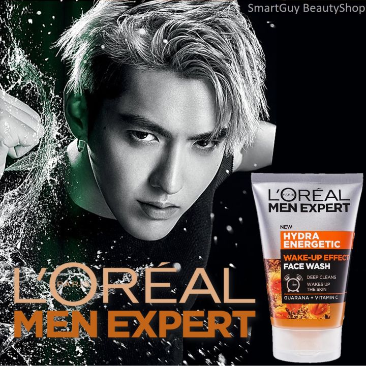 L’Oreal Men Expert Hydra Energetic Wake Up Effect Face Wash Deep Cleans ...