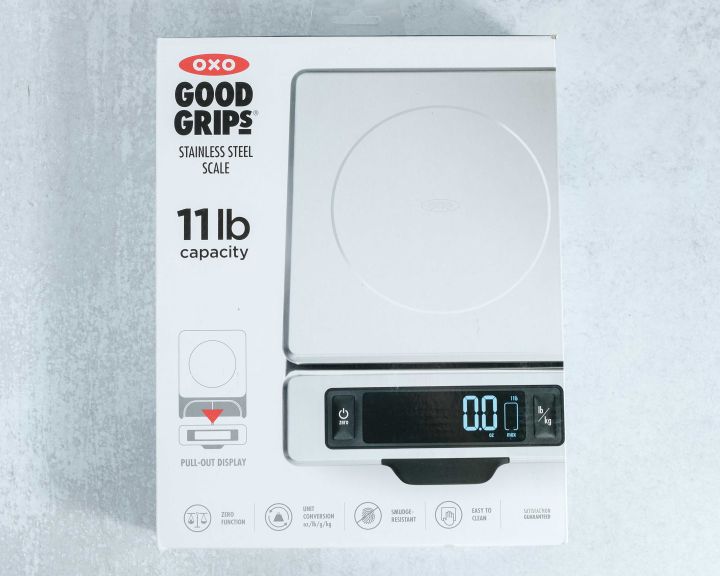 OXO Good Grips 11-Pound Stainless Steel Food Scale with Pull-Out ...