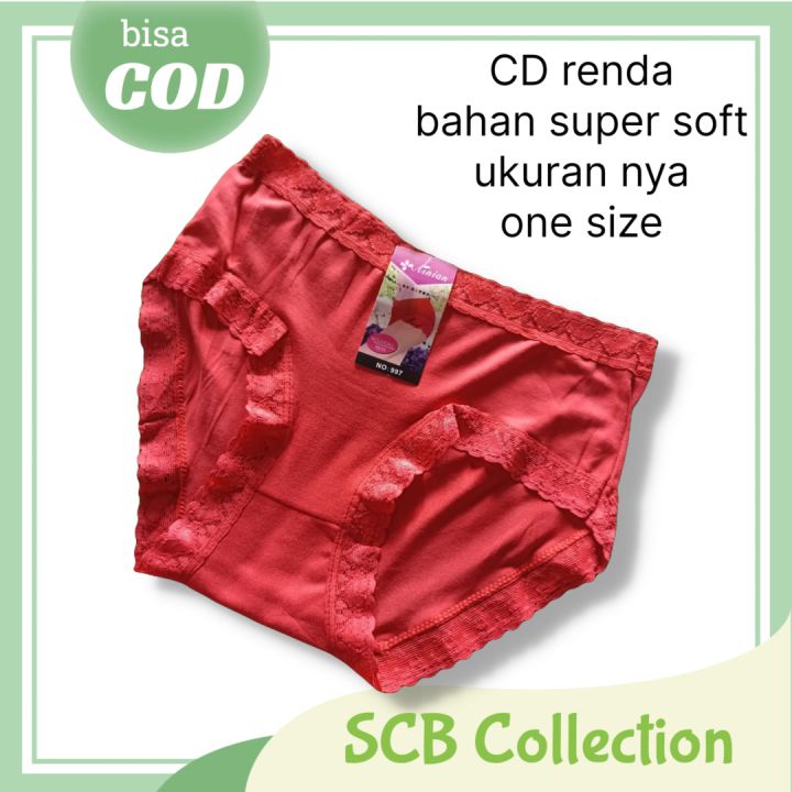 PROMO!!! Celana Dalam Wanita MODEL RENDA Viral Ukuran One Size/CD RENDA ...