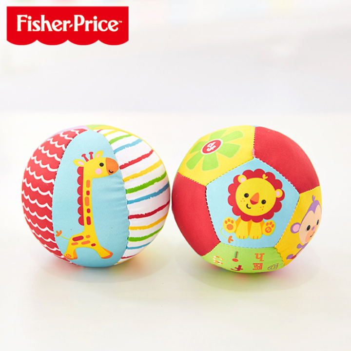 Fisher Price Animals Ringing Hand Grasp Cloth Ball with Bell Ring [4 ...