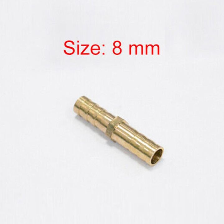 6/8/10/12mm Brass Hose Connector Fittings Straight Connection Metal ...