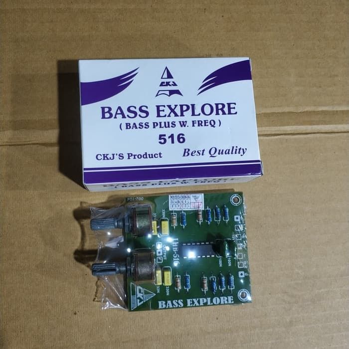 Kit Tone control subwoofer plus frekuensi mini / kit CKJ 516 | Lazada ...