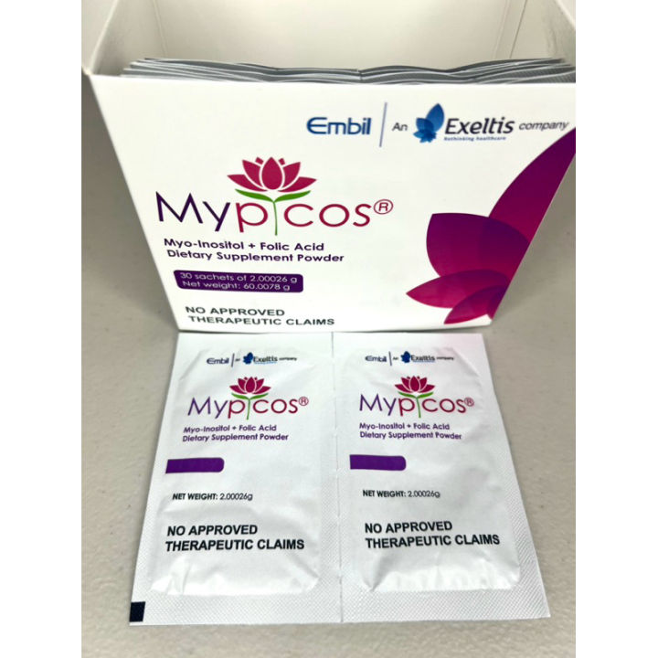 COD MYPICOS Myo-Inositol + Folic Acid Dietary Supplement Powder 2g ...