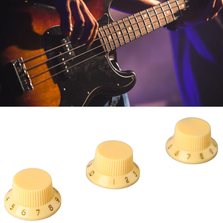 Tone Volume Rotary Knob Electric Guitar Knobs Wear Resistance Compact ...