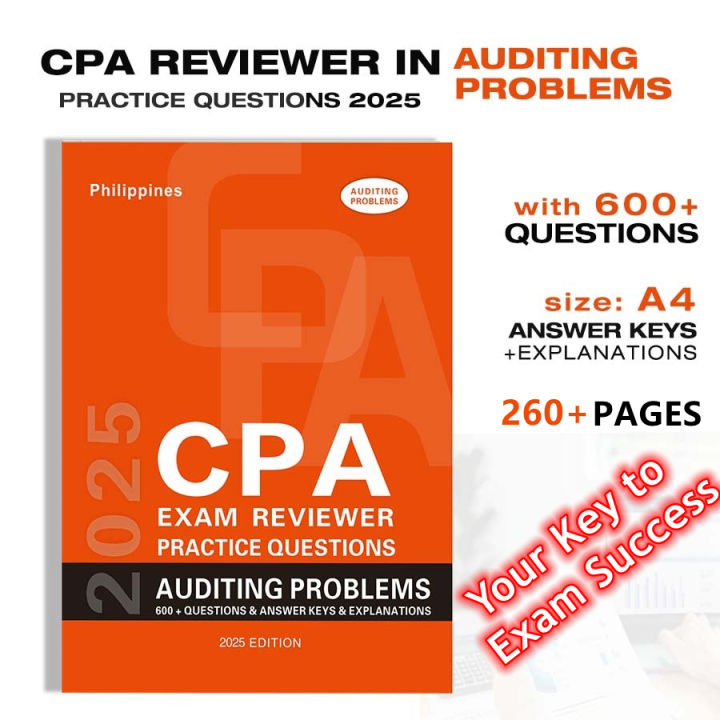CPA Reviewer In Auditing Problems Exam Reviewer (600 + QUESTIONS ...