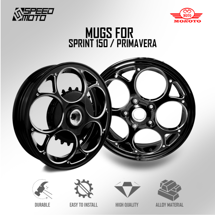 MOKOTO VESPA SPRINT 150 AND VESPA PRIMAVERA MAGS / RIM MAGWHEELS FOR ...