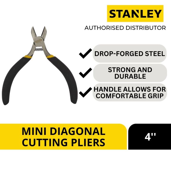 Stanley Mini Diagonal Cutting Pliers 4 Inches | Lazada Singapore