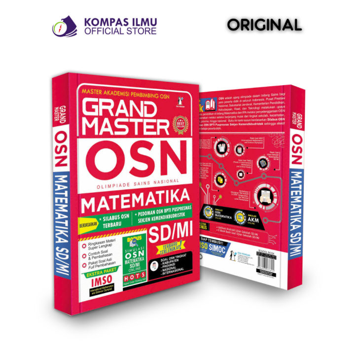 Buku OSN SD Terbaru 2024 | Grand Master OSN Matematika SD Terbaru - Penguin Books - Kompas Ilmu ...