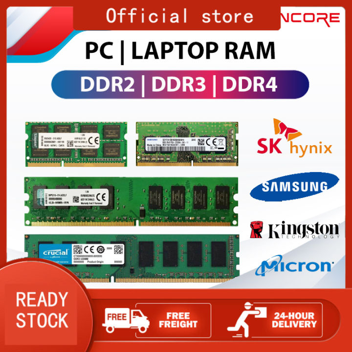Mix Brand RAM - 2GB/4GB/8GB DDR2 DDR3 DDR4 PC Desktop Laptop Notebook ...