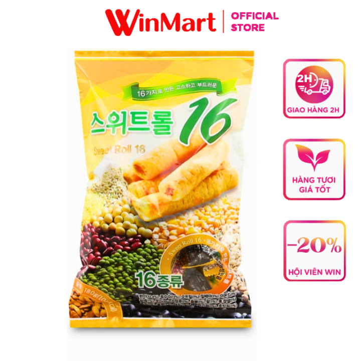 [Siêu thị WinMart] - Bánh cuộn ngũ cốc Cremon gói 190g | Lazada.vn