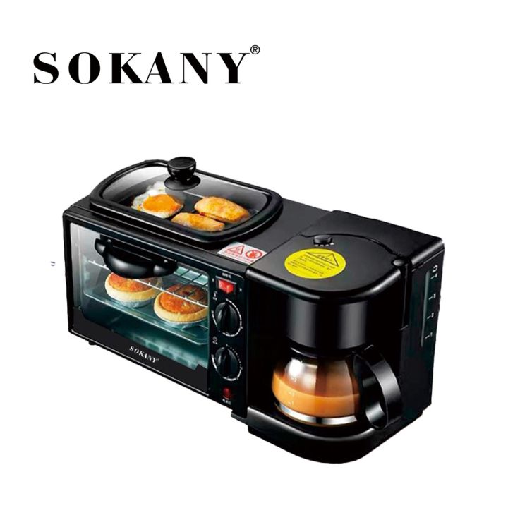 Sokany Philippines 3 in 1 Home Breakfast Machine Coffee Maker Electric ...