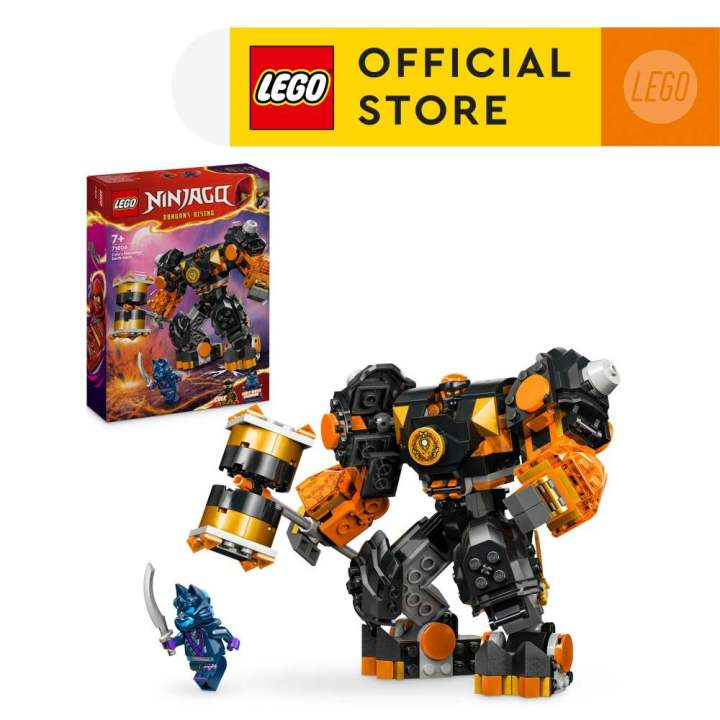[100% Original]LEGO NINJAGO 71806 Cole’s Elemental Earth Mech Toy (235 ...
