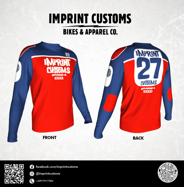 Imprint Customs - Langston Riding Jersey | Lazada PH