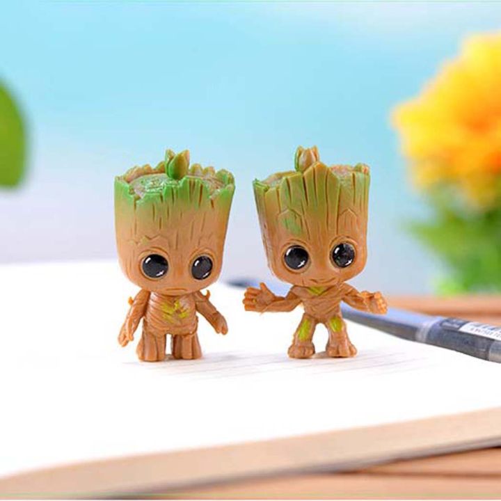SHEBE668 Cute for Gifts Mini Groot Model Doll Collectible Model ...