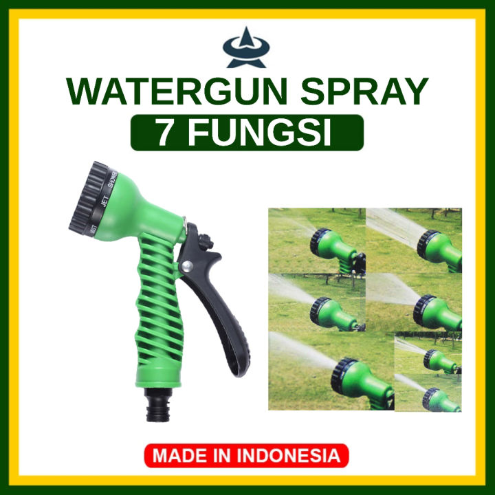GEMUK Semprotan Air Cuci Motor Semprotan Air Tanaman 7 Fungsi Penyiram ...