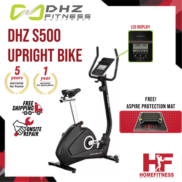 Dhz Fitness S500 Home Use Gym Upright Bike- 01 Years Parts Warranty ...