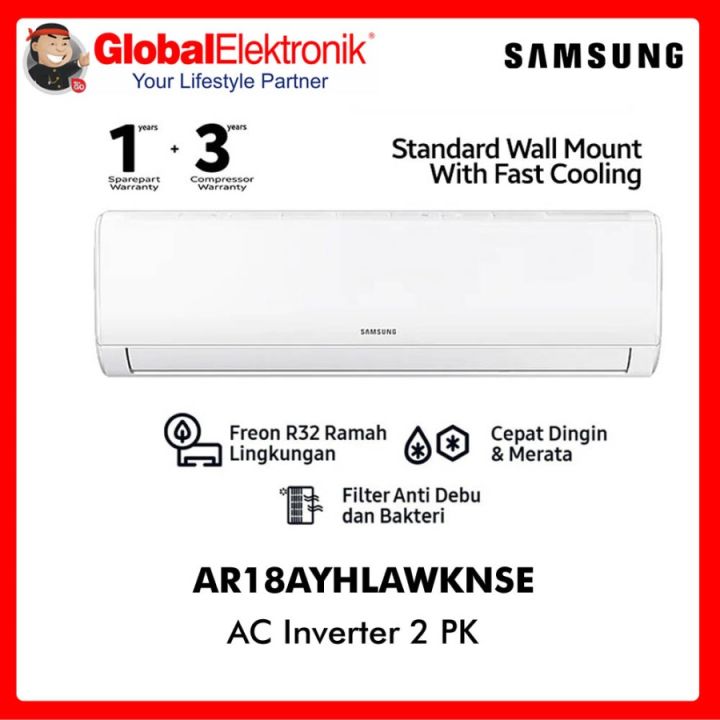 AC Samsung Alpha Inverter 2 PK - AR18AYHLAWKNSE - R32 | Lazada Indonesia