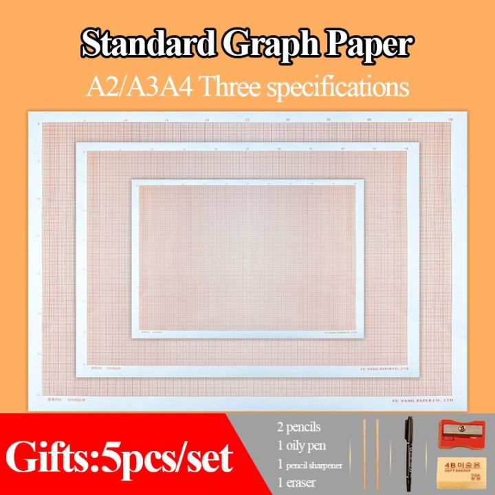 Standard Coordinate Paper A4/A3/A2 Grid Paper Plaid Drawing Paper ...