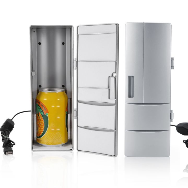 [Fancytoy] Compact Mini USB Fridge Freezer Cans Drink Beer Cooler ...