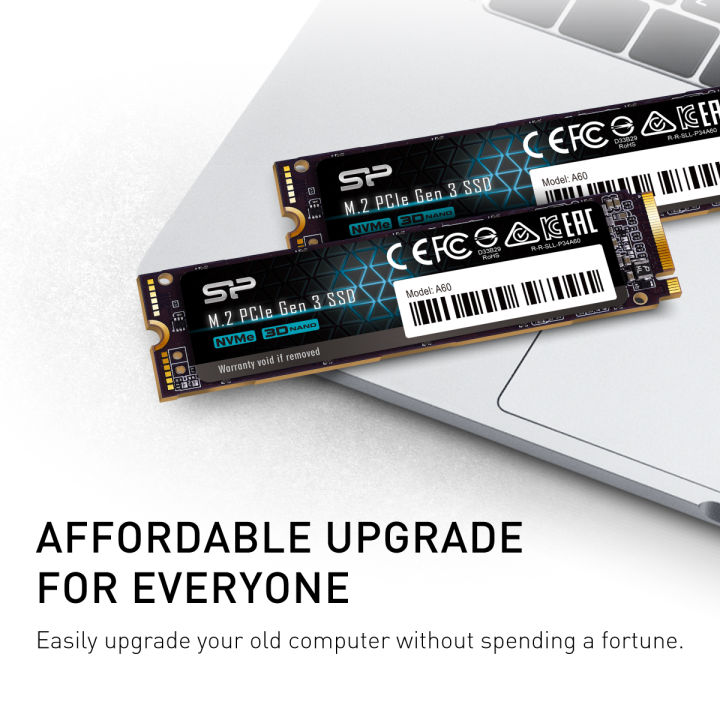 Silicon Power NVMe PCIe Gen3x4 M.2 2280 SSD Solid State DrivesA60 P34 ...