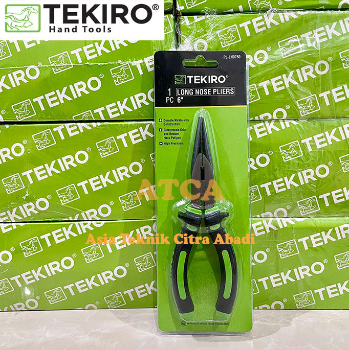 TEKIRO Tang Lancip 6 Inch / Long Nose Pliers 6" ( PL-LN0760 ) | Lazada Indonesia