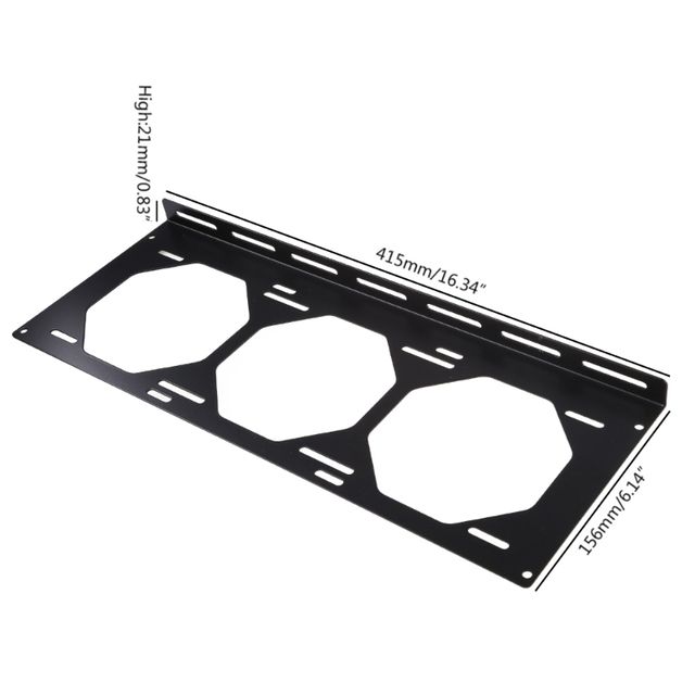 Fan Bracket 240 Radiator Mounting Bracket Water Cooler For 12/14cm Fan ...