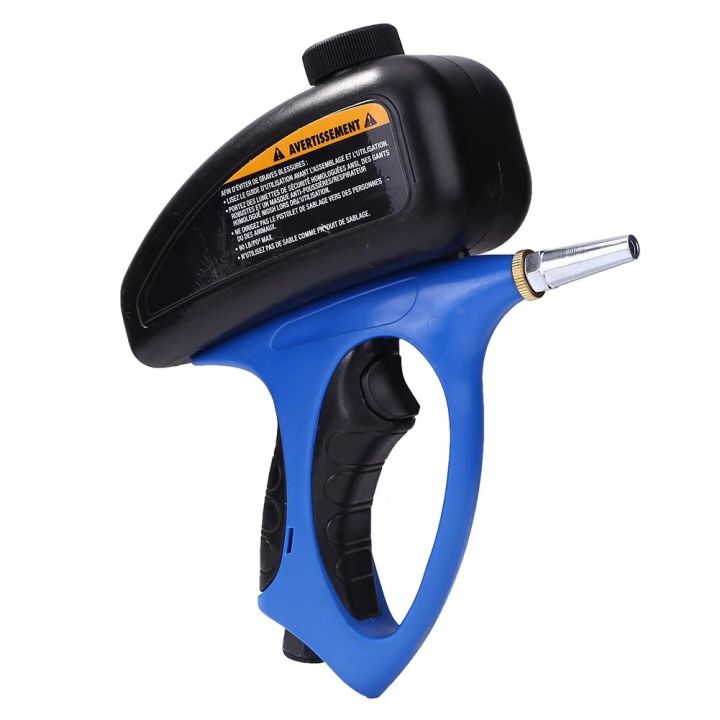 Handheld Gravity Sandblasting Gun 150Psi Portable Sand Blaster Paint ...