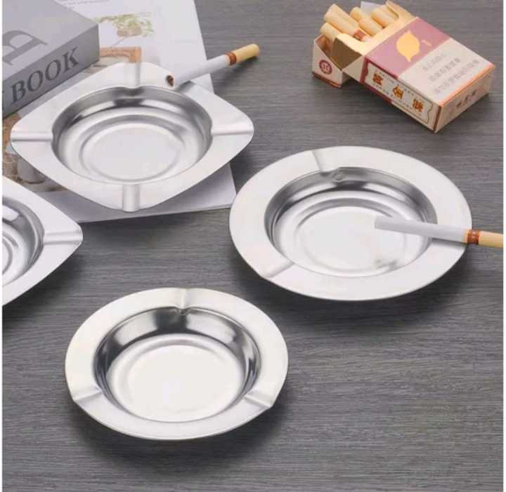 Asbak Rokok Stainless Asbak Rokok Bulat | Lazada Indonesia
