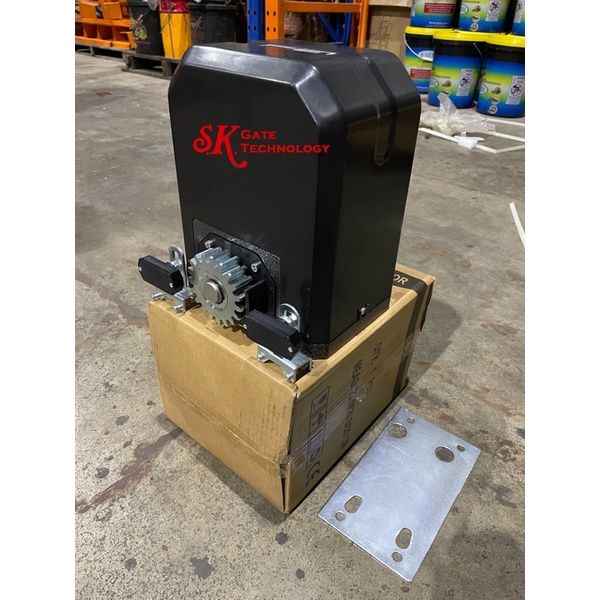 AC SLIDING AUTO GATE MOTOR 600Kg Set lengkap Motor pintu terbina dalam ...