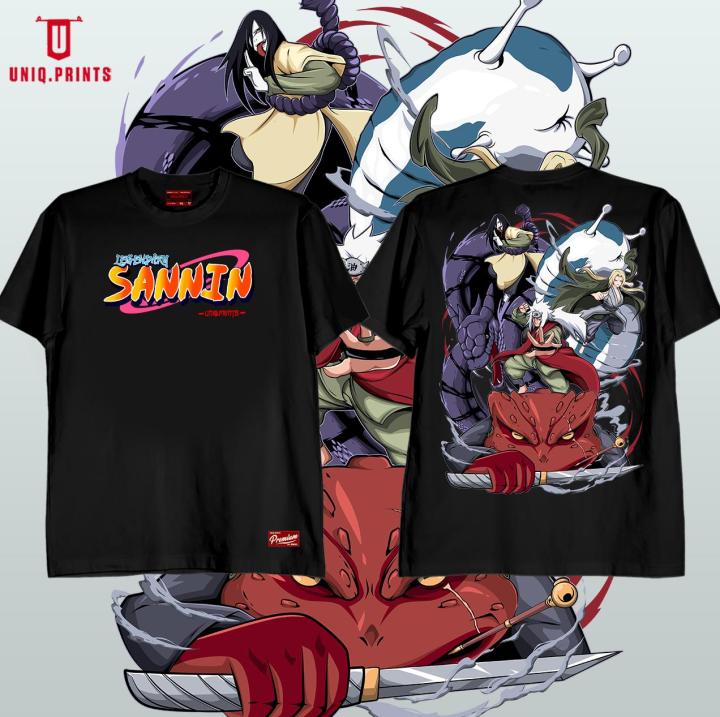 UNIQ.PRINTS NARUTO LEGENDARY SANNIN GRAPHIC COTTON TSHIRT FOR MEN AND ...