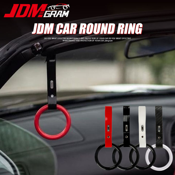 JDMGRAM JDM Racing Car Hanging Ring 1pc Universal Auto Roof Pull Handle ...