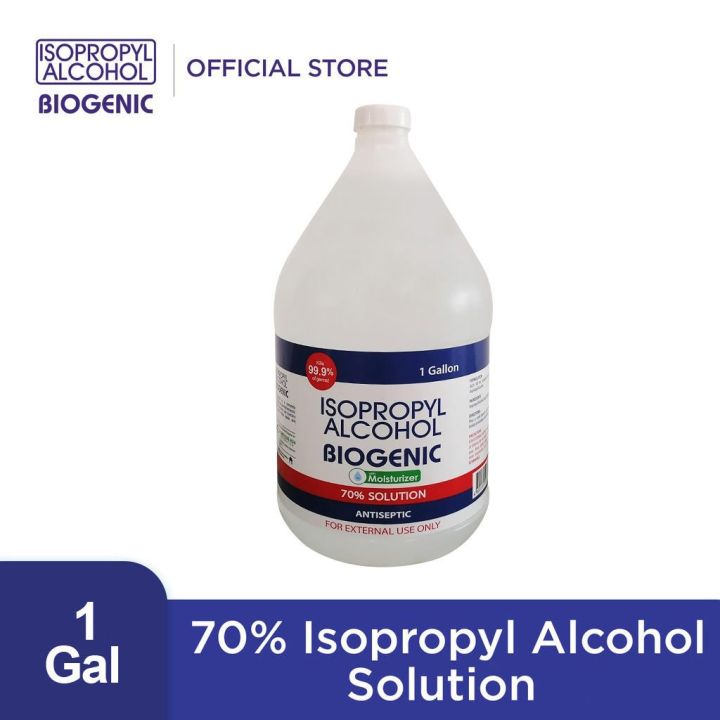Biogenic 70% Isopropyl Alcohol Solution Gallon | Lazada PH Biogenic 70% Isopropyl Alcohol Solution Gallon | Lazada PH