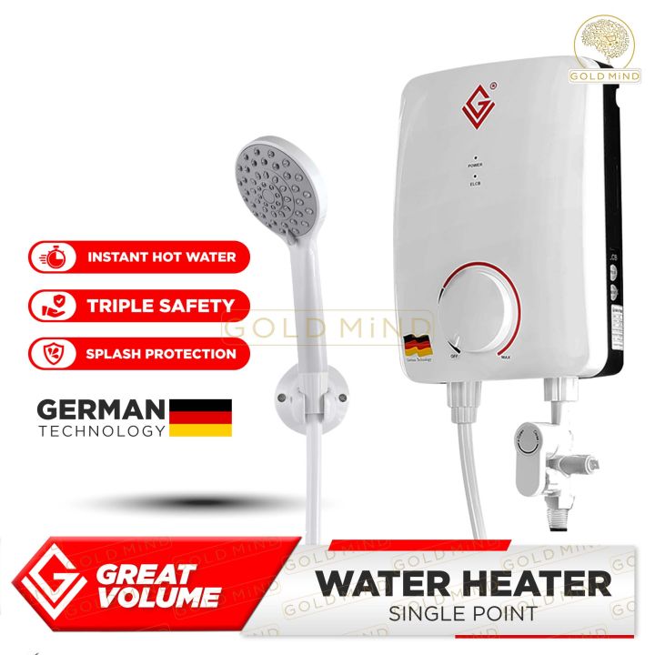GREAT VOLUME Single Point Water Heater (220VAC 3.5kW 15.9A) Plug & Wire ...