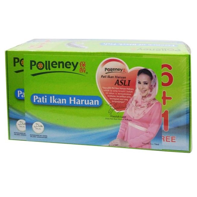 Polleney Pati Ikan Haruan ( 70ml x 6+1 ) | Lazada