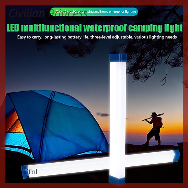 [Civilian] LED Rechargeable Tube Camping Light Magnetic Suspension ...