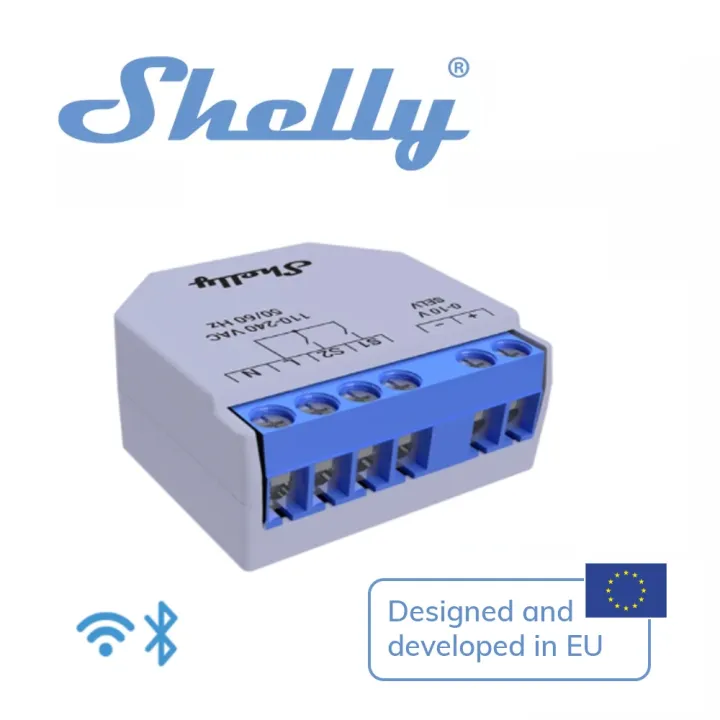 Shelly Plus 0-10V Dimmer DC smart dimming controller esigned to manage ...