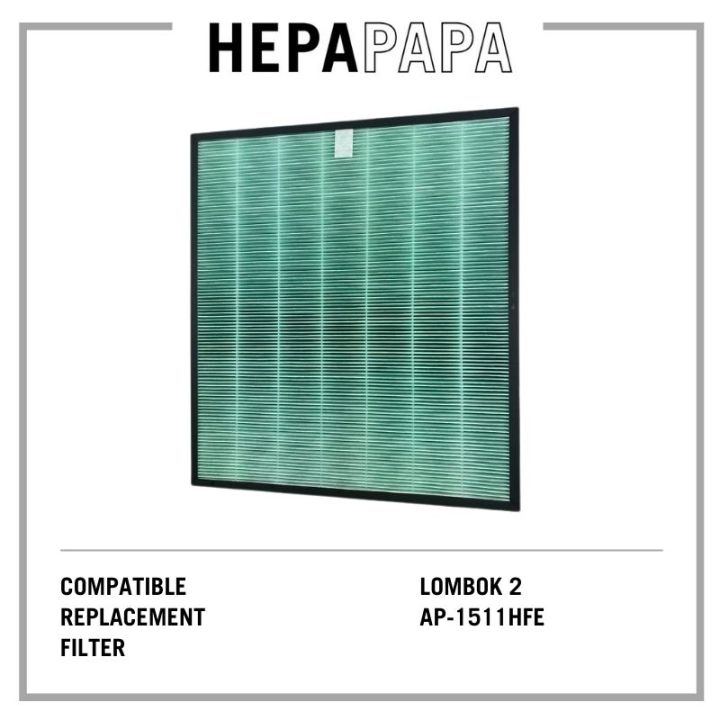 Coway Lombok 2 AP 1511FHE Compatible Replacement HEPA and Carbon Filter for Models AP 1503CH AP 1510BH HEPAPAPA Green Anti Bacterial Hepa Filter Local Manufacturer Warranty Filter Lazada Lazada